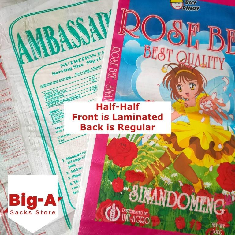 One Side Laminated Rice Sack/ Sako/ Sako Bag/ Empty Sack Sand Bag/ 50kg ...