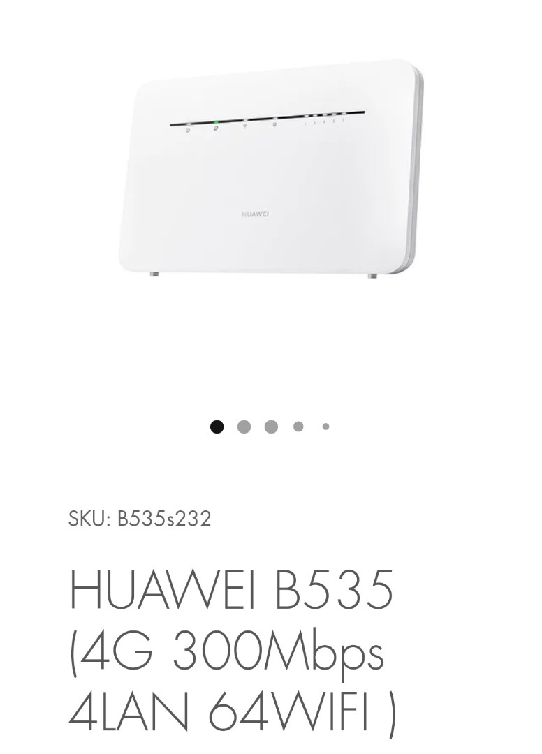 Huawei B535 Sim Card Router, Computers & Tech, Parts & Accessories ...