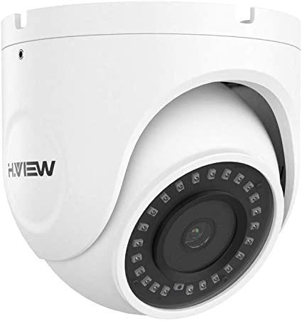 H.VIEW 5MP IP Camera with 2.8mm Lens Super HD Dome POE Outdoor Camera ...