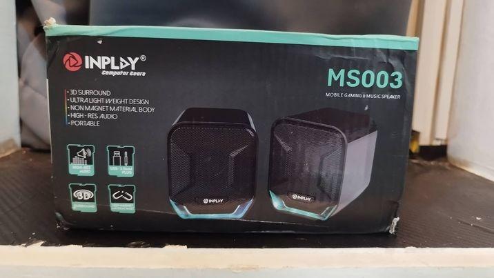 INPLAY MS003 MOBILE, GAMING & MUSIC SPEAKER (RGB SPEAKER) (WHITE ...