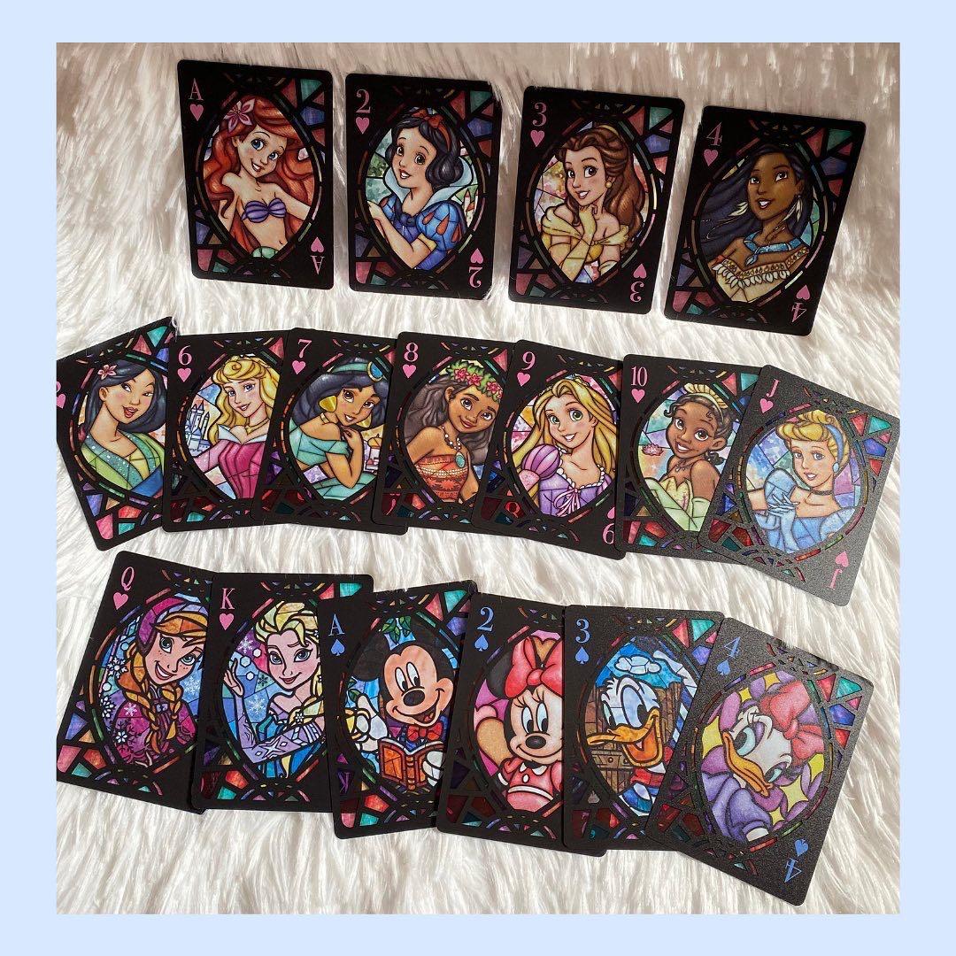 (INSTOCKS) Authentic Japan Tokyo Disney Character Stained Glass Poker ...