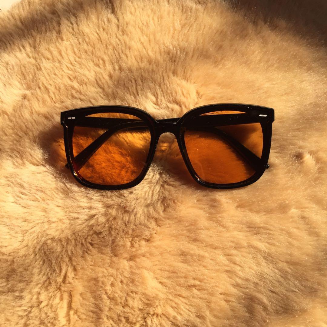Kacamata Gentle Monster Oranye Square Sunglasses Orange Lens Lensa Oren ...