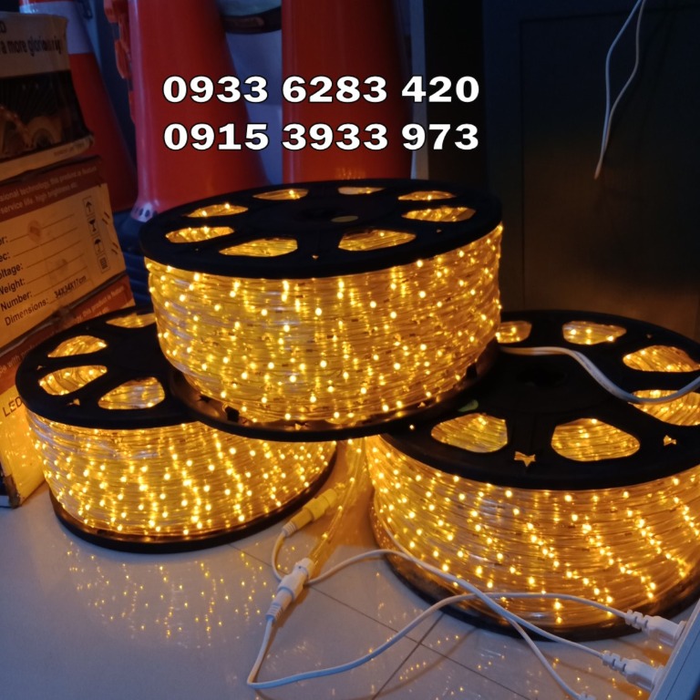 LED Rope Cable Light 100 meters, Furniture & Home Living, Lighting ...