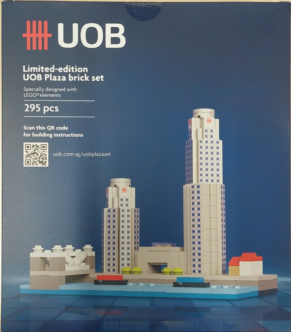 Limited Edition UOB Plaza Bricks Set, Hobbies & Toys, Toys & Games on ...