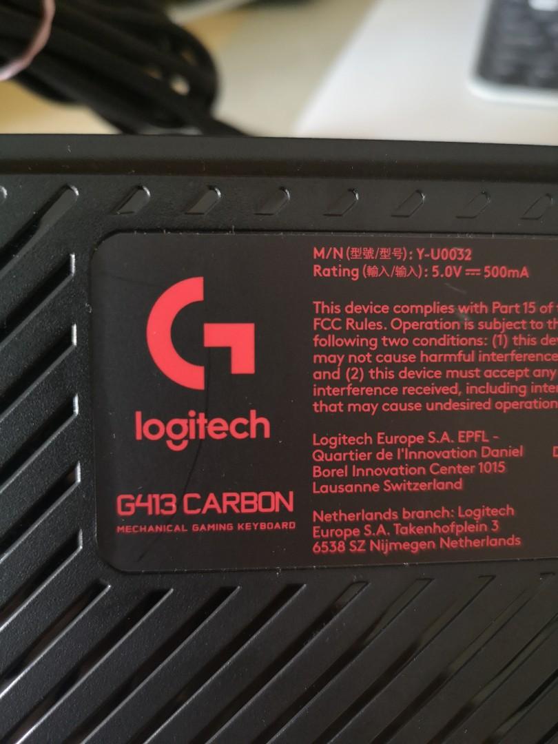 Logitech G413 Carbon, Computers & Tech, Parts & Accessories, Computer ...