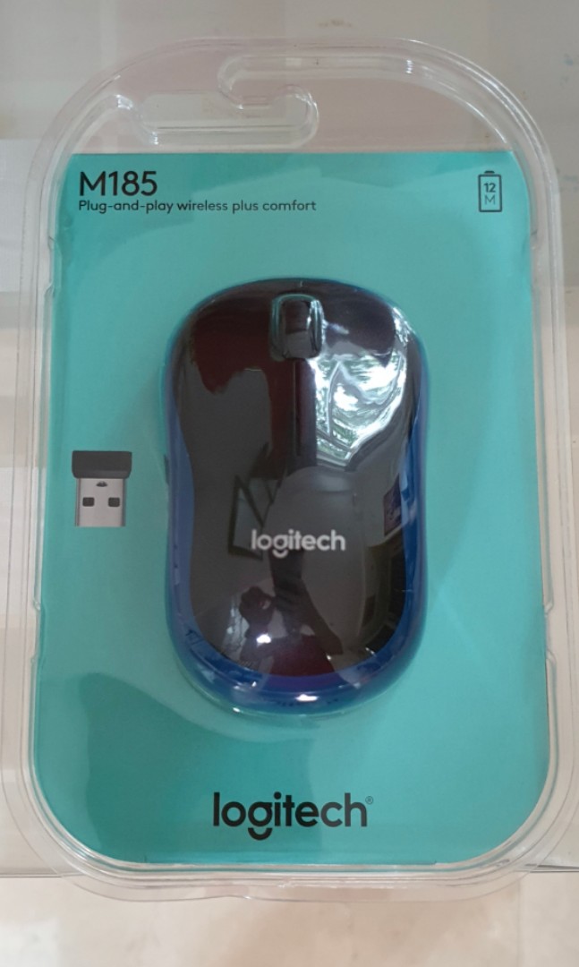 Logitech M185 Wireless Mouse, Computers & Tech, Parts & Accessories ...