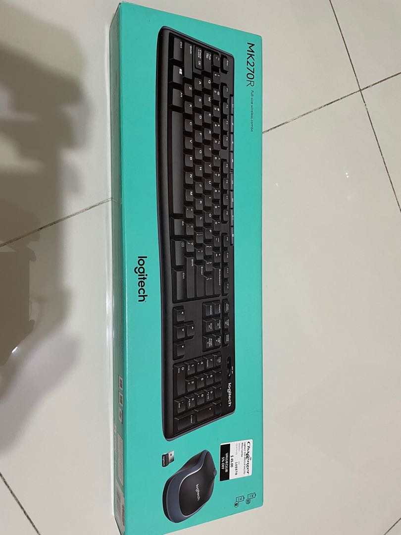 Logitech Wireless Keyboard with Mouse (MK270R), Computers & Tech, Parts & Accessories, Computer ...