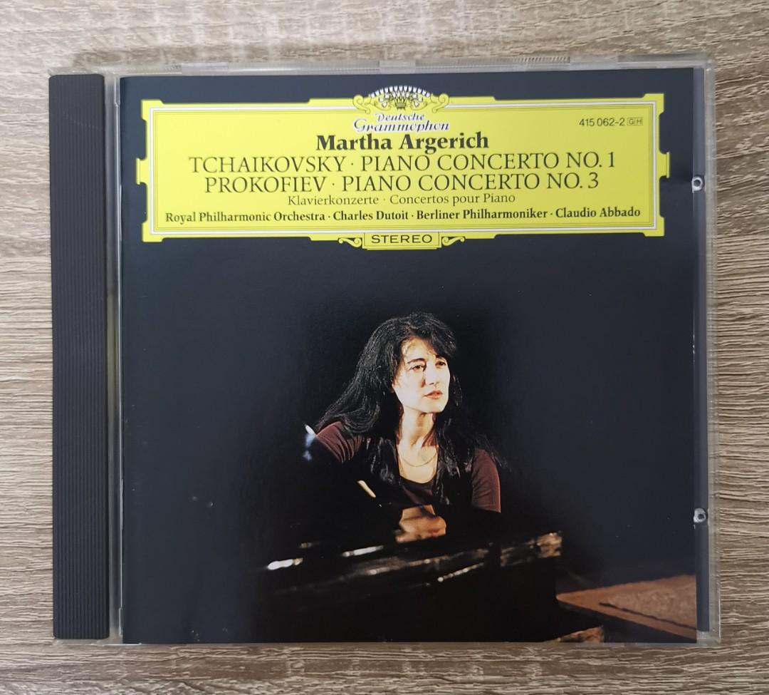 Martha Argerich Tchaikovsky piano concerto no. 1, prokofiev piano concerto no. 3, Hobbies & Toys ...