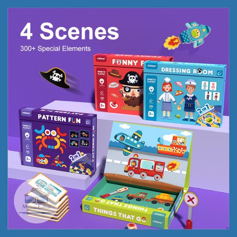 Mideer Magnetic Playset - Pattern Fun [Magnet Board Educational Puzzle ...