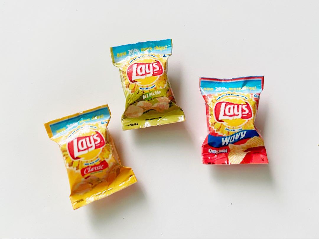 Miniature Toy Chichirya 3pcs Lays, Hobbies & Toys, Toys & Games on ...