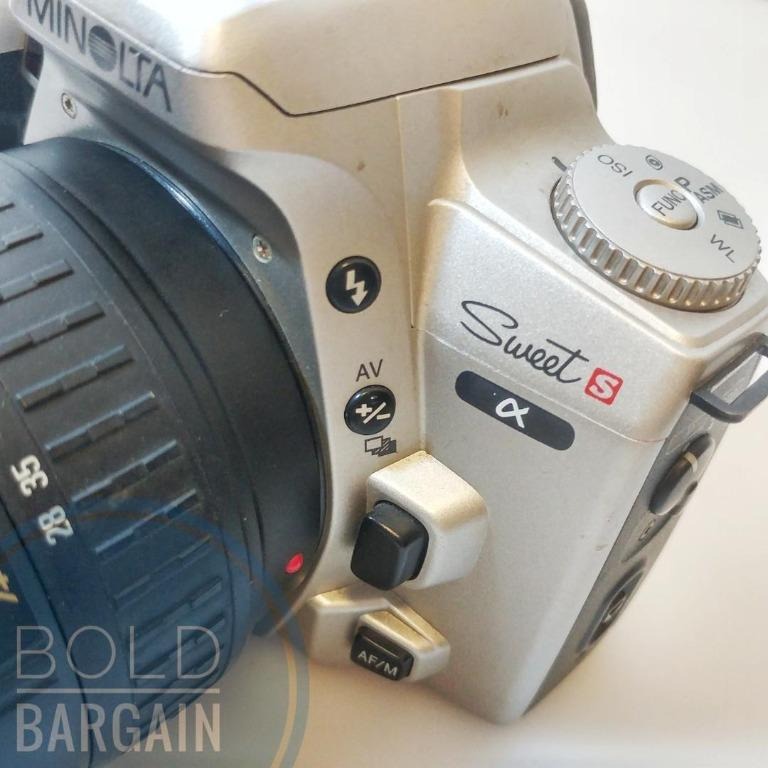 MINOLTA Sweet S Alpha Automatic SLR 35mm Film Camera + Free Sigma Lens ...