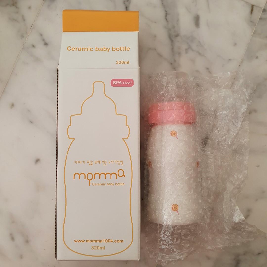 Momma Ceramic baby bottles set (320ml and 220ml), Babies & Kids ...