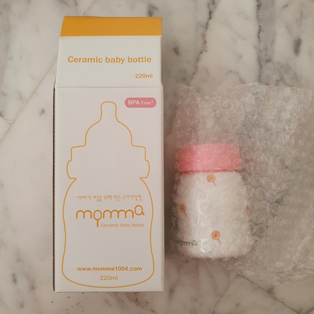 Momma Ceramic baby bottles set (320ml and 220ml), Babies & Kids ...