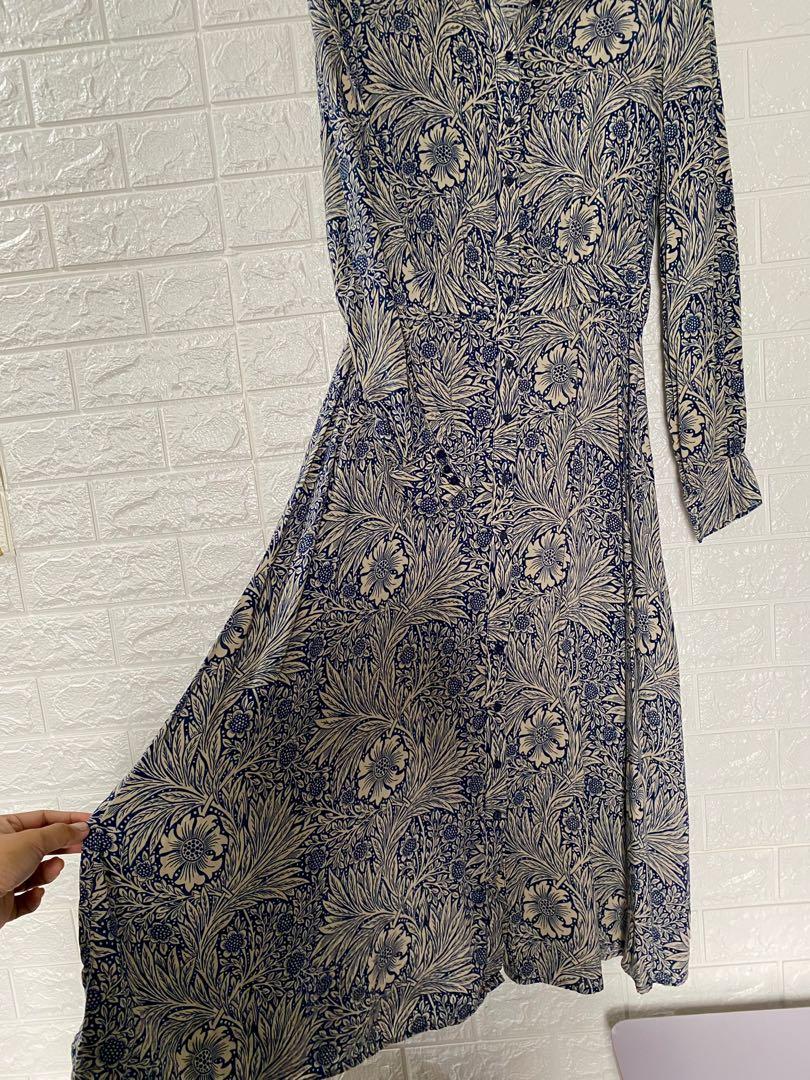 Morris & Co x H&M Long Dress, Women's Fashion, Dresses & Sets, Dresses ...