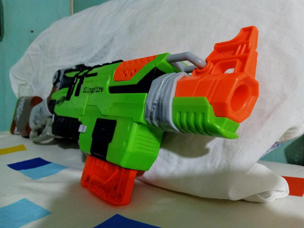NERF Slingfire RARE! Zombie-Strike Original Preloved Original Blasters ...