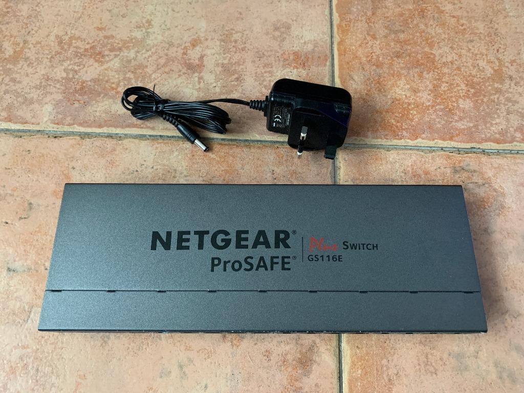 Netgear GS116E v2 ProSafe - 16 Port, Computers & Tech, Parts & Accessories, Networking on Carousell