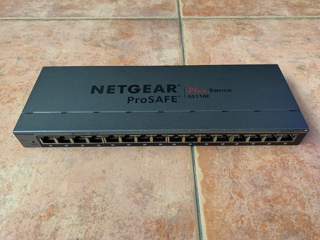 Netgear GS116E v2 ProSafe - 16 Port, Computers & Tech, Parts & Accessories, Networking on Carousell
