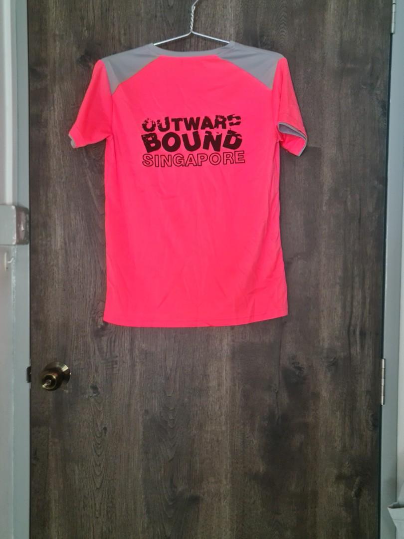 OBS neon pink shirt, Women's Fashion, Tops, Shirts on Carousell