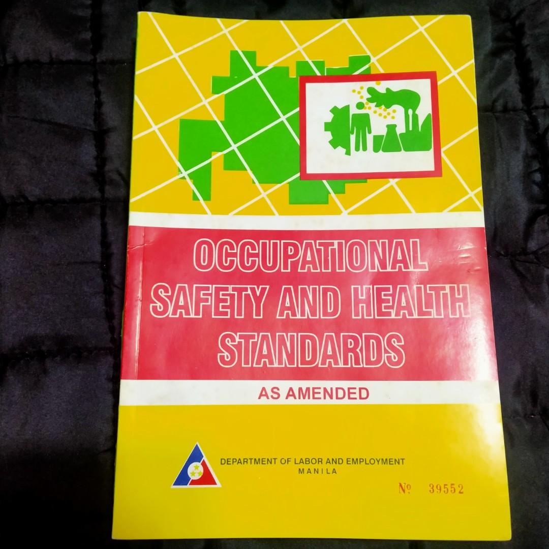 Occupational Safety and Health Standards Book, Hobbies & Toys, Books ...