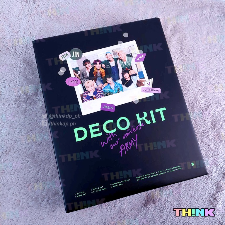 ON HAND BTS Deco Kit Sealed ( rm jin yoongi jhope jimin taehyung ...