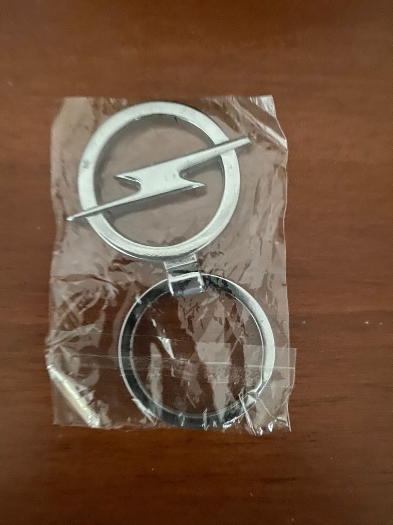 Opel Silver Chrome Key Ring, Car Accessories, Accessories on Carousell