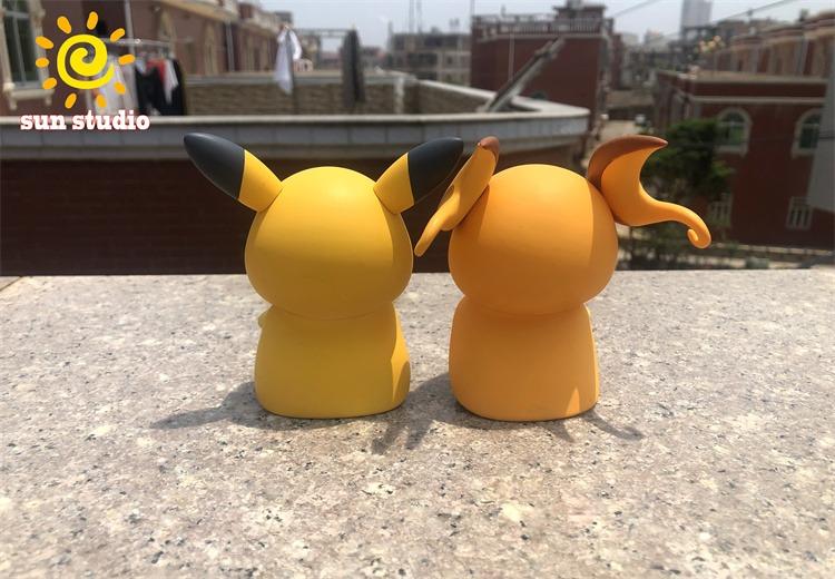 [PO] Sun Studio - Pokemon Pichu Cosplay Pikachu & Raichu - Statues GK ...