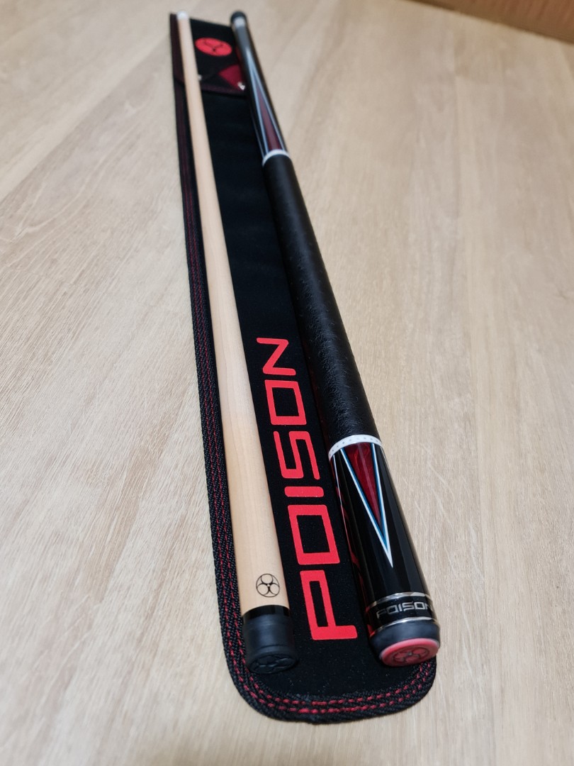 Poison Arsenic AR3-3 Pool Cue (Low deflection cue), Sports Equipment ...