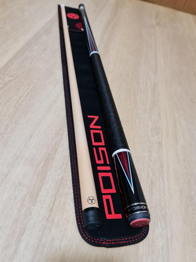 Poison Arsenic AR3-3 Pool Cue (Low deflection cue), Sports Equipment ...