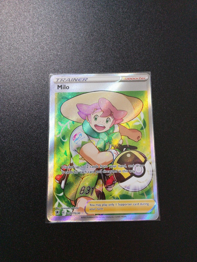 Pokemon TCG Milo Full Art Trainer Ultra Rare - SS10 Astral Radiance ...