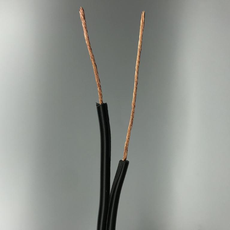 POWERFLEX FLAT CORD Duplex Extension Wire, Pure copper, 1 meter ...