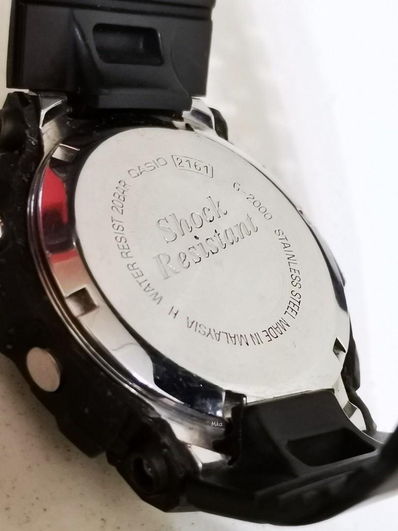Rare Vintage G shock G2000 Made In Malaysia, Men's Fashion, Watches ...