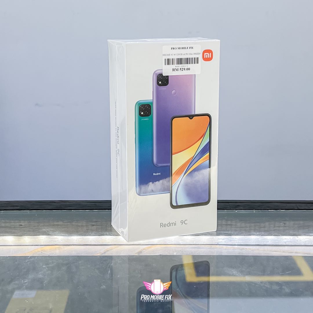 REDMI 9c 4/128GB AURORA GREEN NEWSET, Mobile Phones & Gadgets, Mobile ...