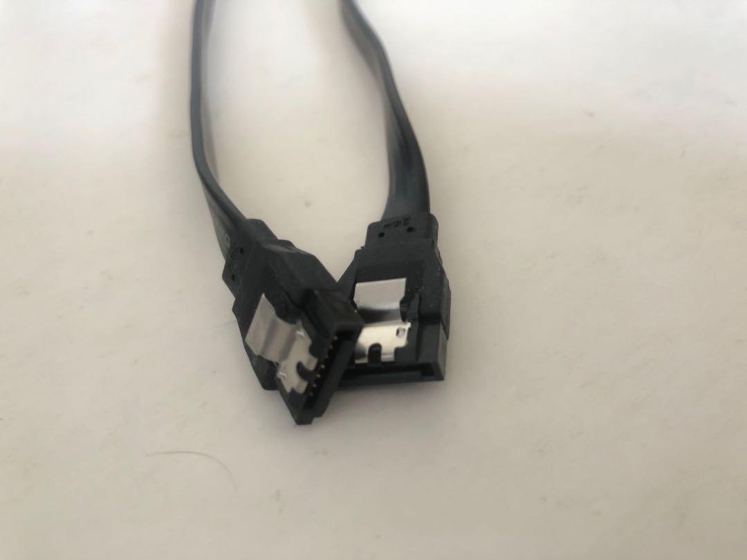 Sata Cable (E321011 Style 21149 26 AWG 80C 30V Serial ATA 6G 6GB), 電腦 ...