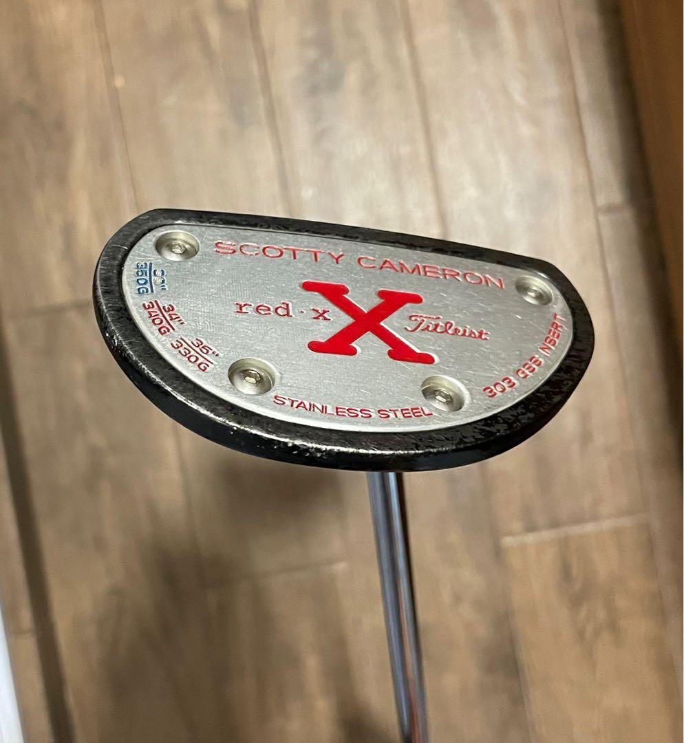 Scotty Cameron Red X putter with Kotahi grip, Sports Equipment, Sports ...