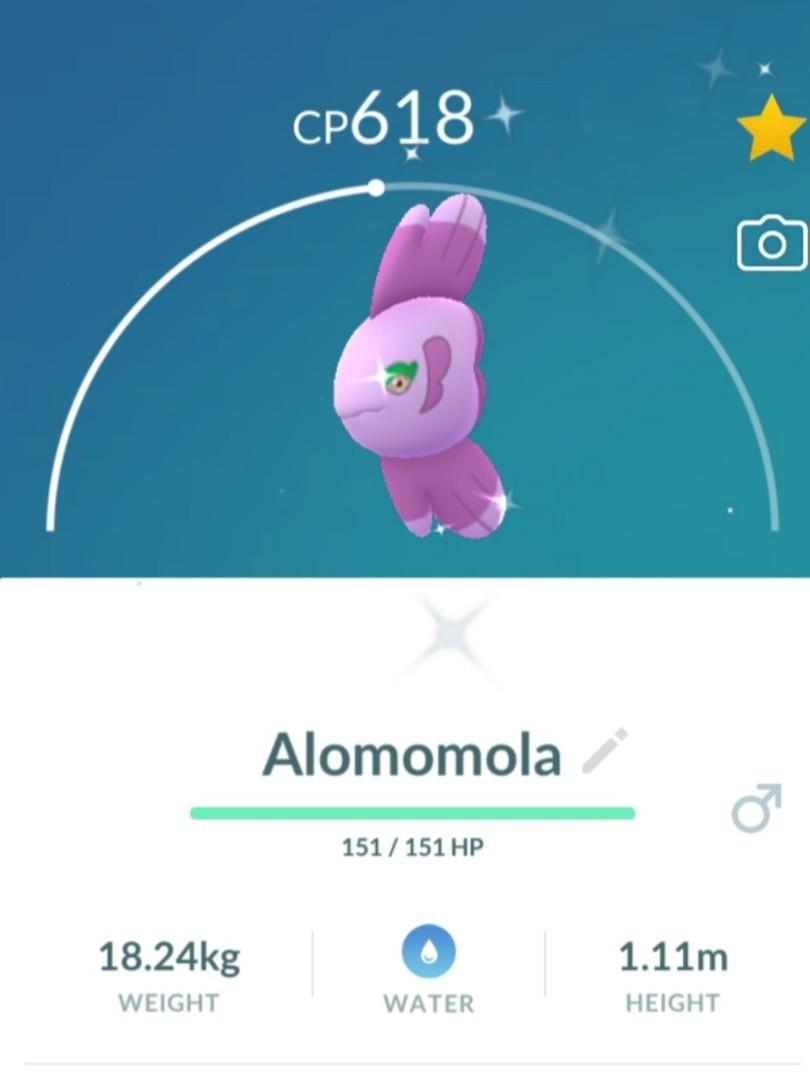 Shiny Alomomola: Pokemon Go, Video Gaming, Gaming Accessories, In-Game ...