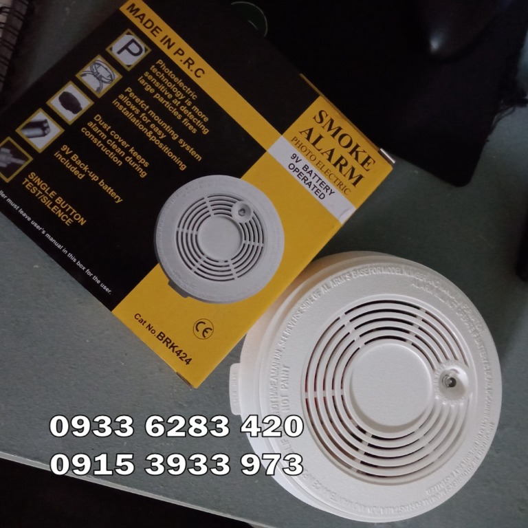SMOKE DETECTOR FIRE ALARM, Furniture & Home Living, Security & Locks ...