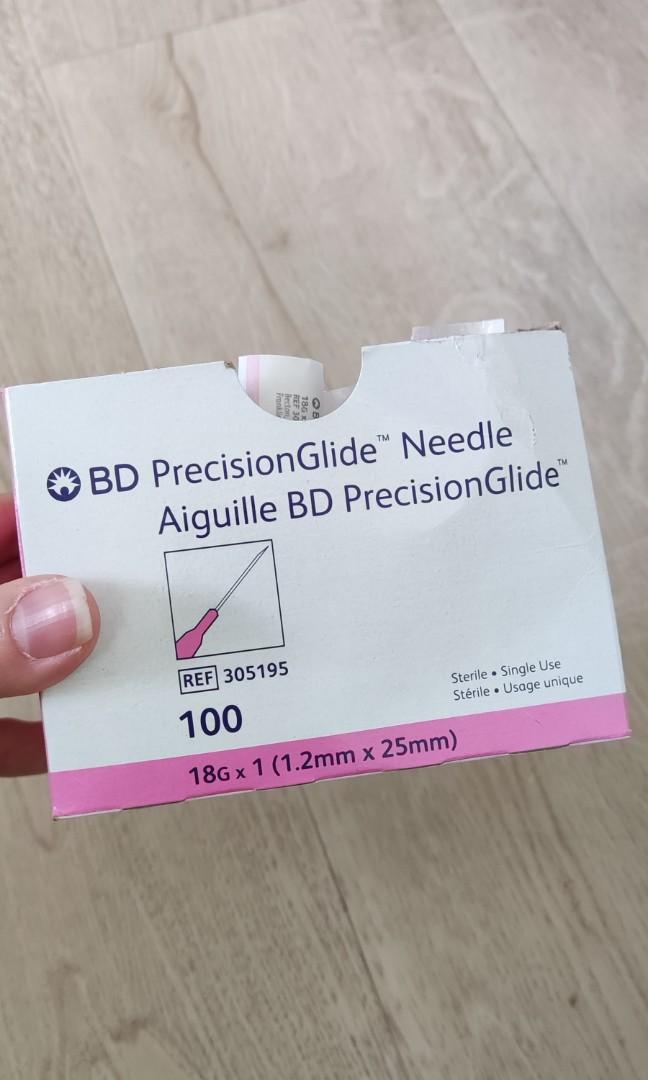 SubCut Needle 18G x 1 (1.2mm x 25mm) (BD PrecisionGlide Needle), Pet ...