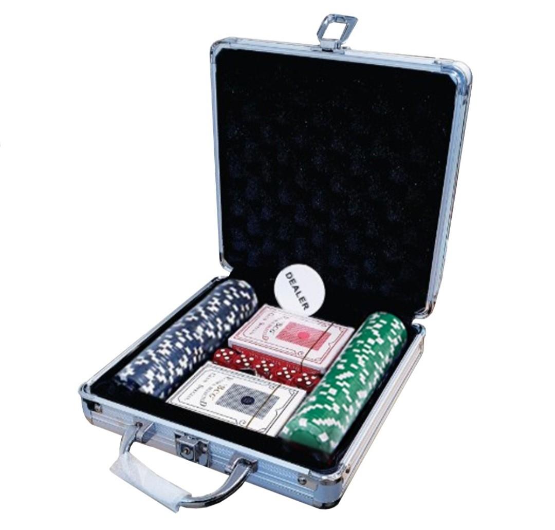 SUITCASE POKER CHIPS FULL SET, Hobbies & Toys, Toys & Games on Carousell