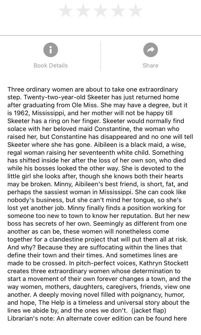 The Help by Kathryn Stockett (movie tie-in edition), Hobbies & Toys ...