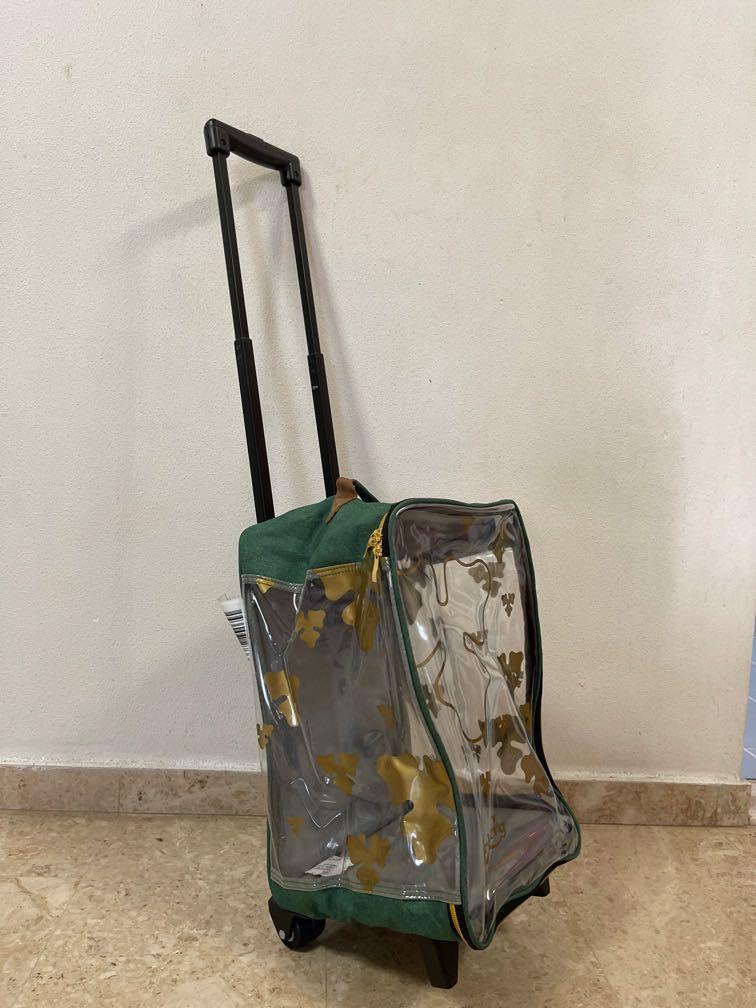 Transparent zip open trolley bag, Hobbies & Toys, Travel, Luggage on ...