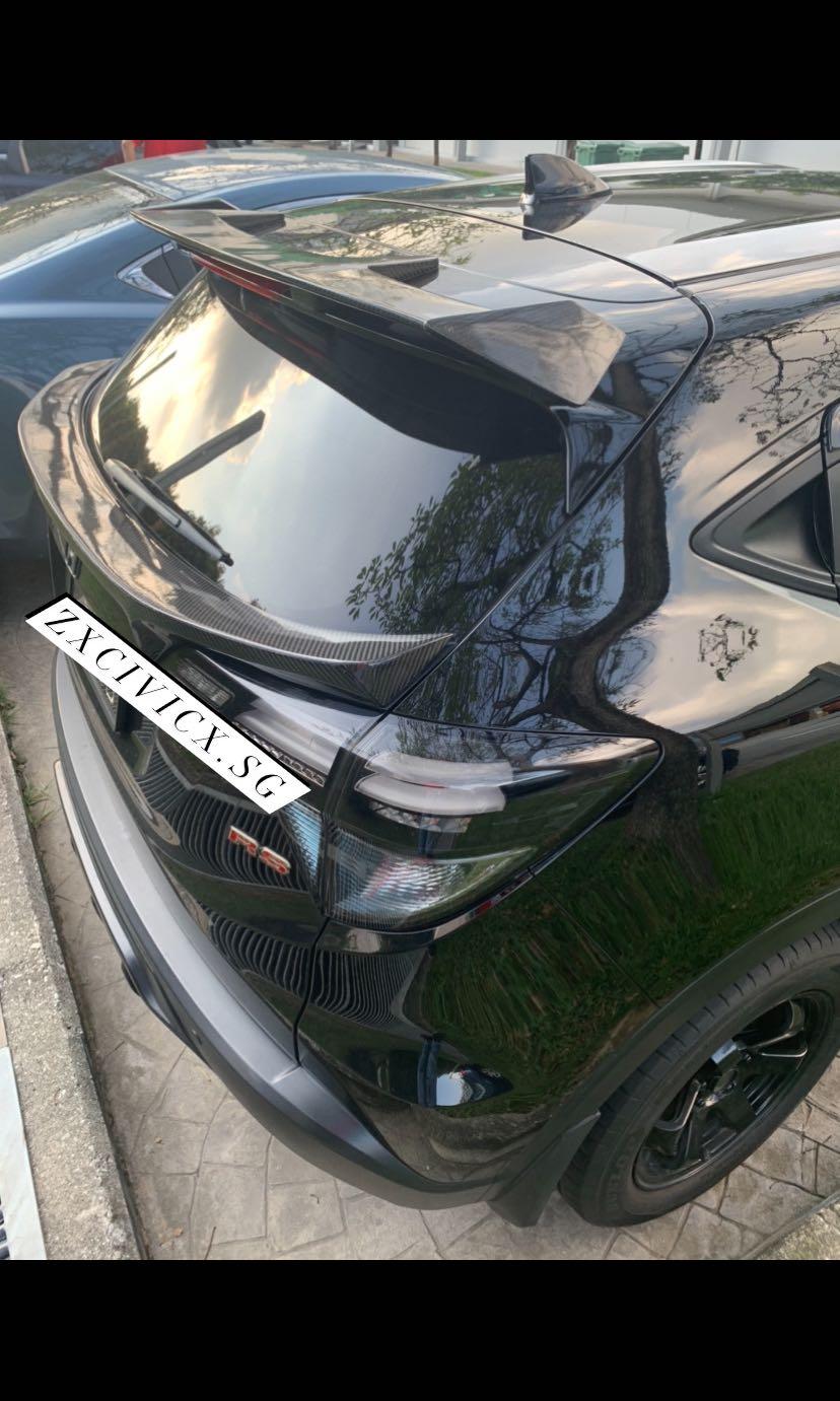 Universal SUV rear spoiler Carbon fibre / Honda vezel / Toyota CHR ...