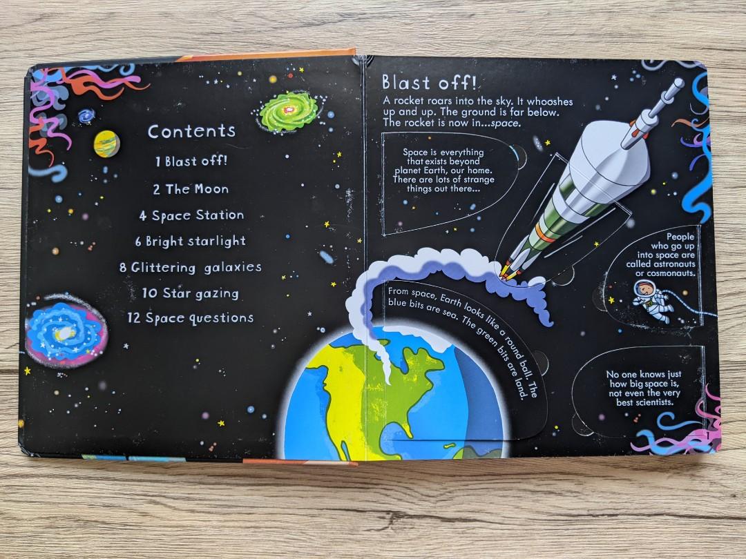 Usborne Look Inside - Space (hardcover flap book), Hobbies & Toys ...