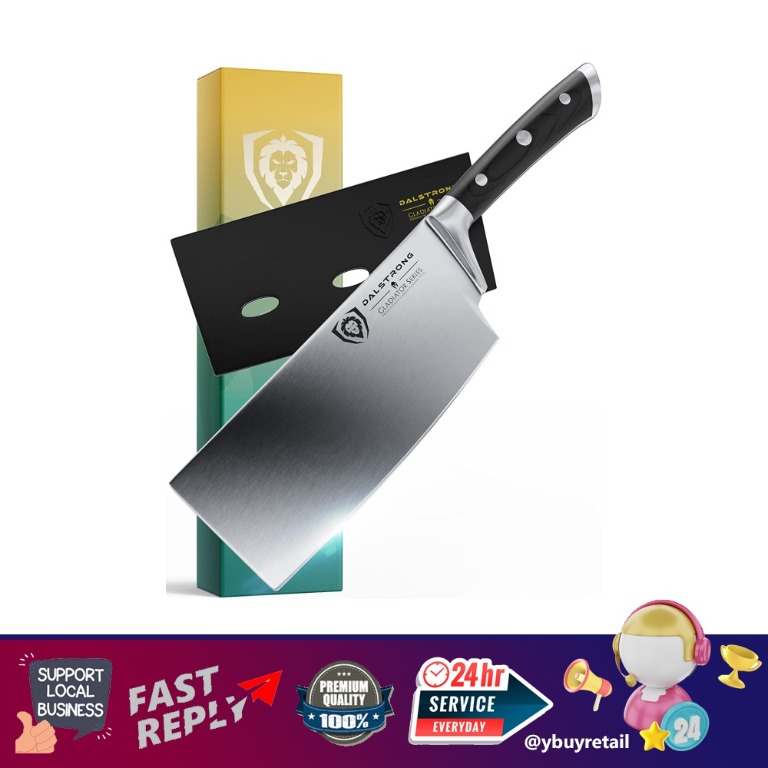 [YBR] DALSTRONG Cleaver Butcher Knife - Gladiator Series - "The Ravager ...