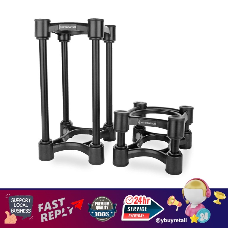 [YBR] IsoAcoustics Iso-Stand Series Speaker Isolation Stands with ...