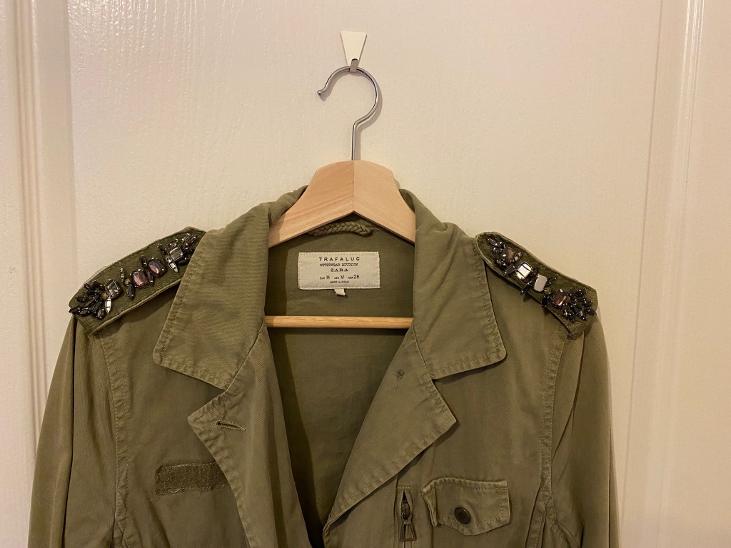 ZARA - Army type jacket, Women's Fashion, Coats, Jackets and Outerwear ...