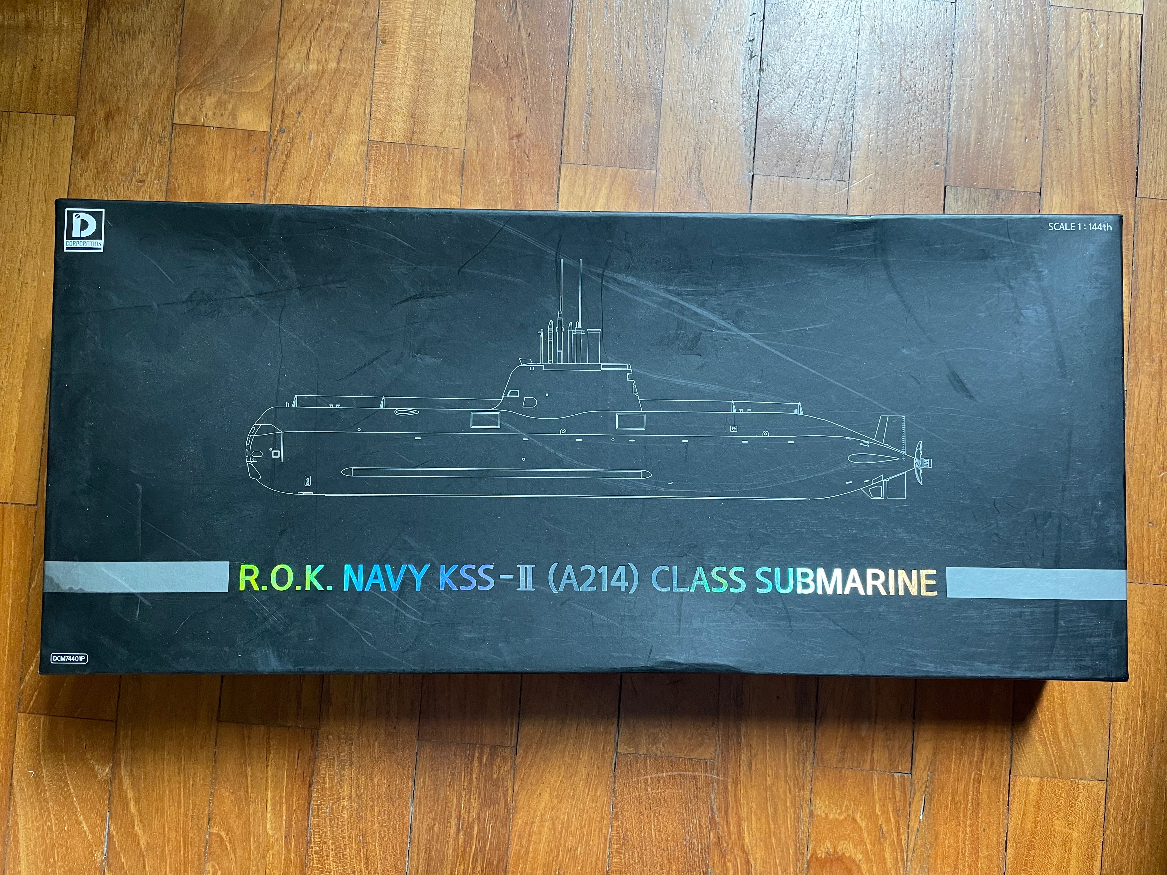 1:144 R.O.K Navy KSS-II (A214) Class Submarine Model Kit, Hobbies & Toys, Toys & Games on Carousell