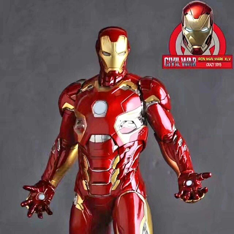 1/6 Iron Man Mark 45 Mark XLV Armor Crazy Toys, Hobbies & Toys, Toys ...