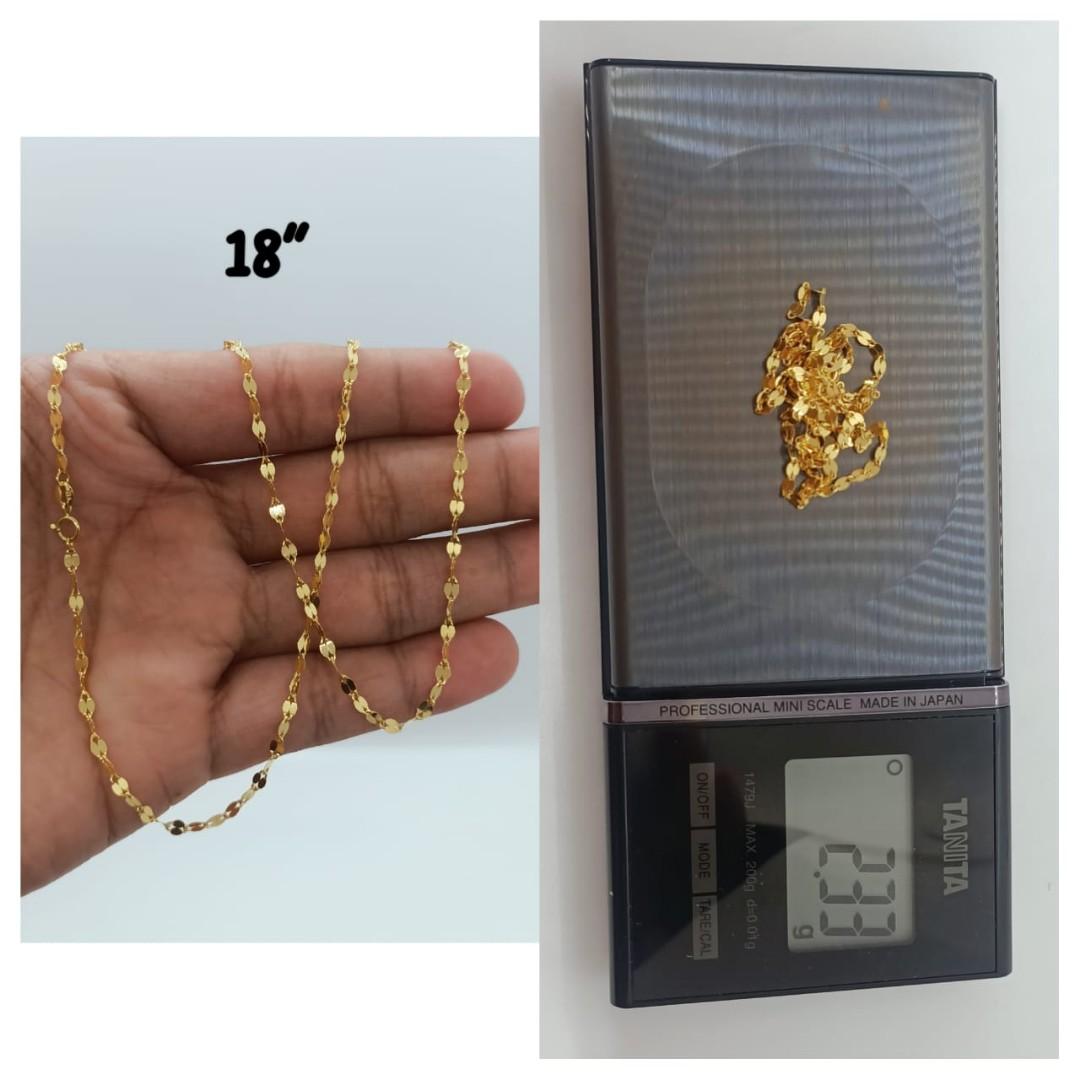 21K Saudi Gold Chain, Women's Fashion, Jewelry & Organizers, Necklaces ...