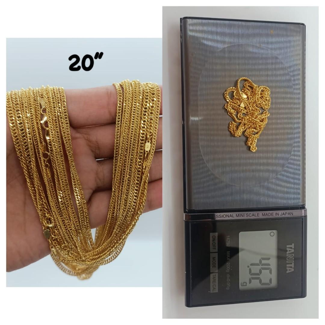 21K Saudi Gold Chain, Women's Fashion, Jewelry & Organizers, Necklaces ...