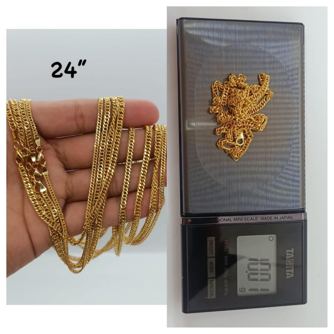 21K Saudi Gold Chain, Women's Fashion, Jewelry & Organizers, Necklaces ...